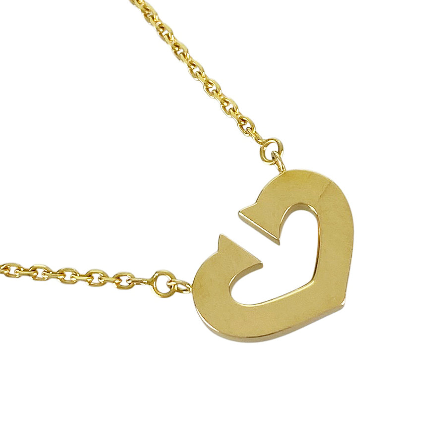 Cartier C Heart Necklace – kingram-japan