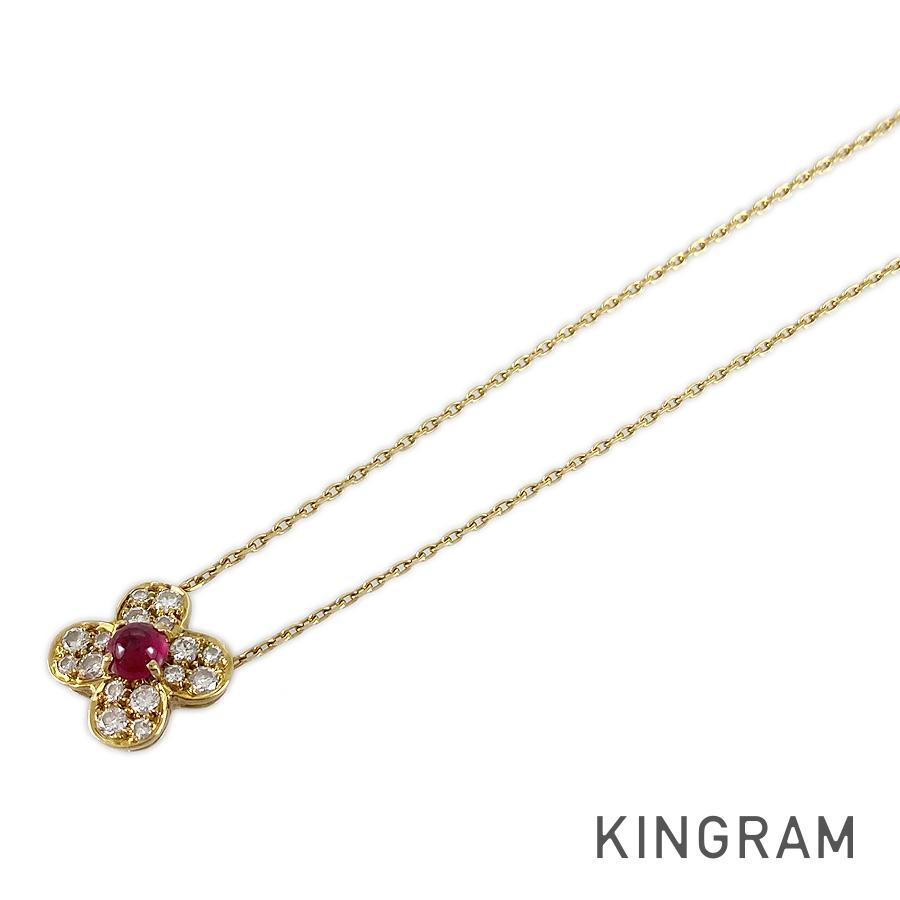 Van Cleef & Arpels Flower vintage Necklace – kingram-japan
